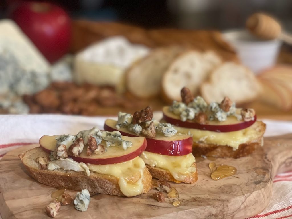 Apple Brie Crostini - At Home With Jenn Adams
